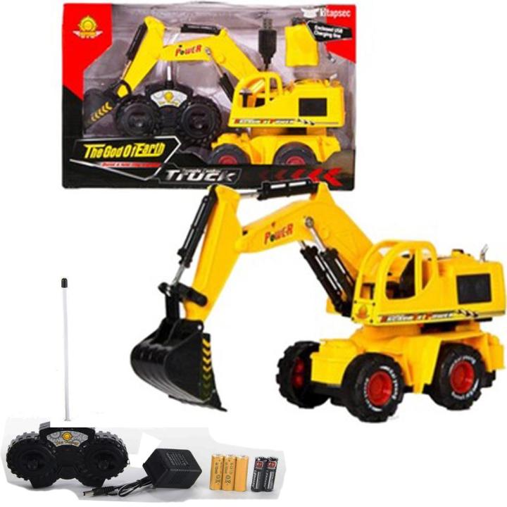 Rechargeable Rotate 360 Degrees Remote Control Truck/JCB | Daraz.lk