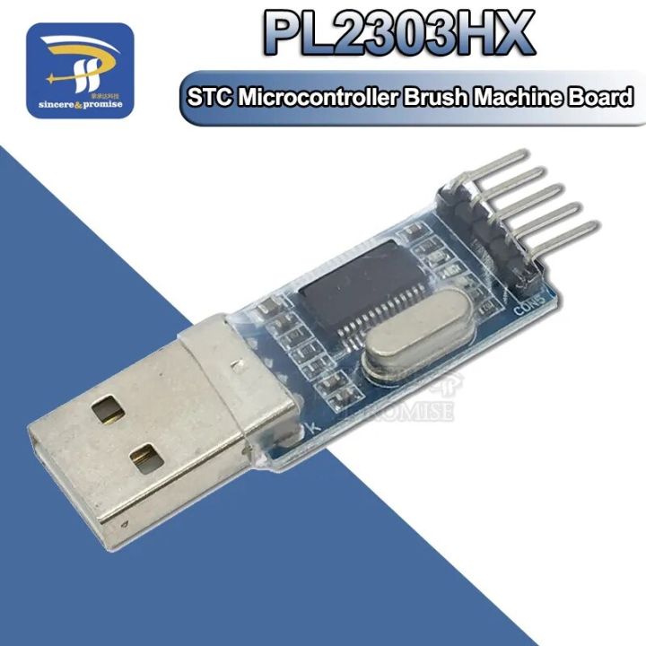 【KAMDSS015】PL2303 USB To RS232 TTL Converter Adapter Module PL2303HX STC Microcontroller Brush ...