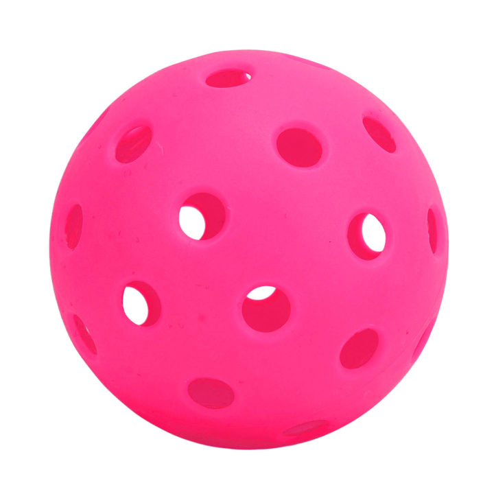 PE Pickleball Set, 12PCS 40 Holes 74mm Diameter Fine Seam Welding ...
