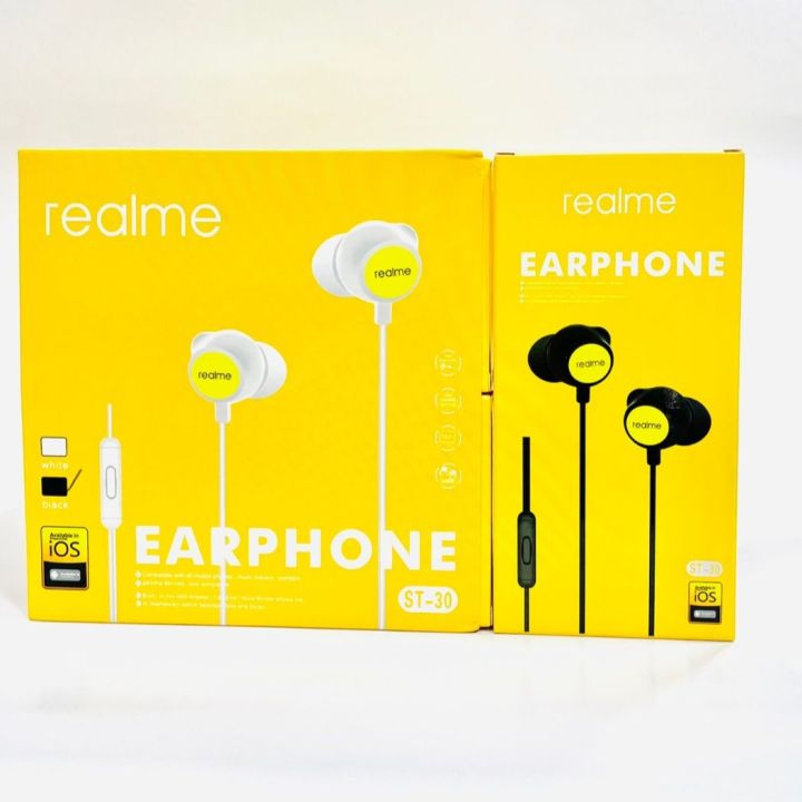 ST-30 REALME Wired Earphone | Daraz.lk