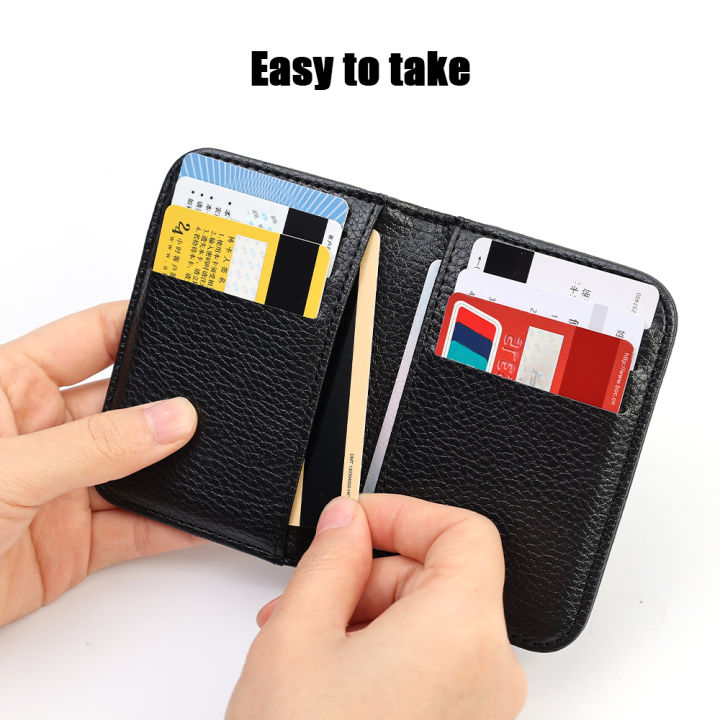 RFID Protection Carbon Fiber Men Wallet Leather Bifold Wallet With Coin ...