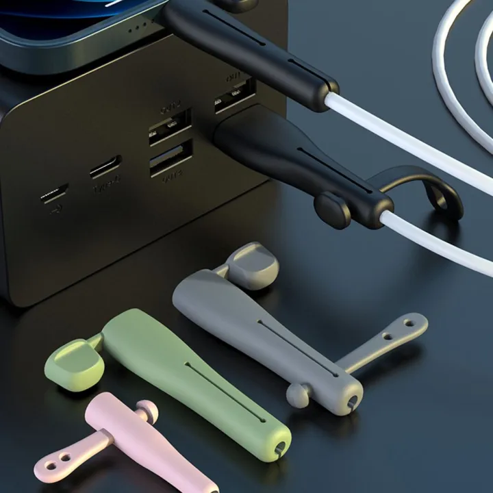 Cable Holder Cord Saver Protective Cap Wire Winder Cable Organizer ...