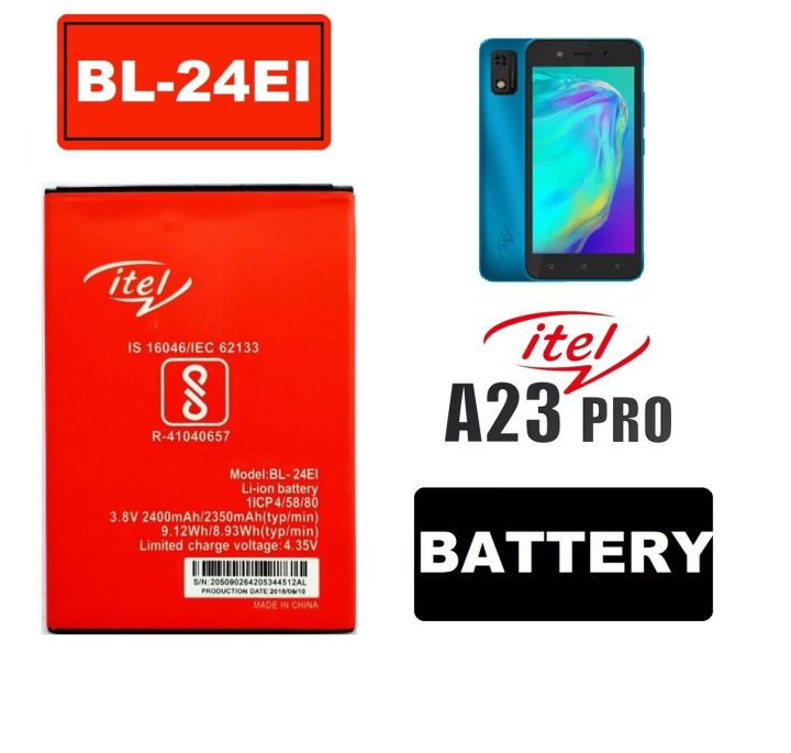 itel A23 Pro BL-24EI 2400mAh battery | Daraz.lk
