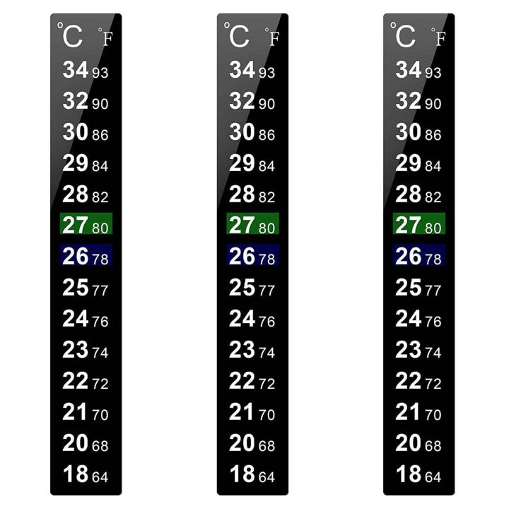 EITGZWAS 72 Pieces Digital Temperature Sticker Adhesive Thermometer ...
