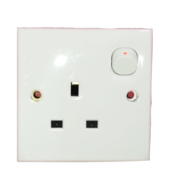 13A Square Pin Switch Socket Plug Point | Daraz.lk