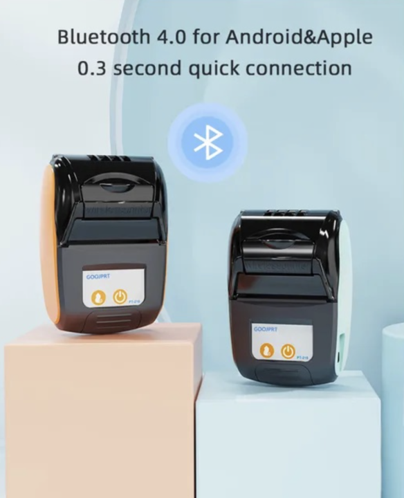 Portable Bluetooth Printers Goojprt PT210 58mm (2 Inch) Thermal Wireless POS Machine | Daraz.lk
