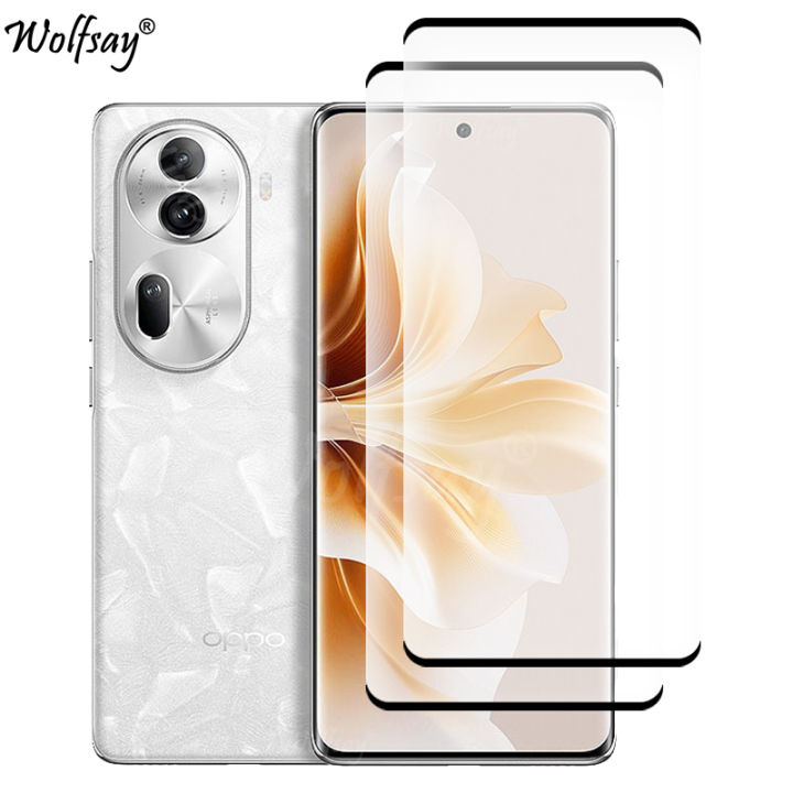 3D Curved Edge Tempered Glass For Oppo Reno 11 5G Screen Protector For ...