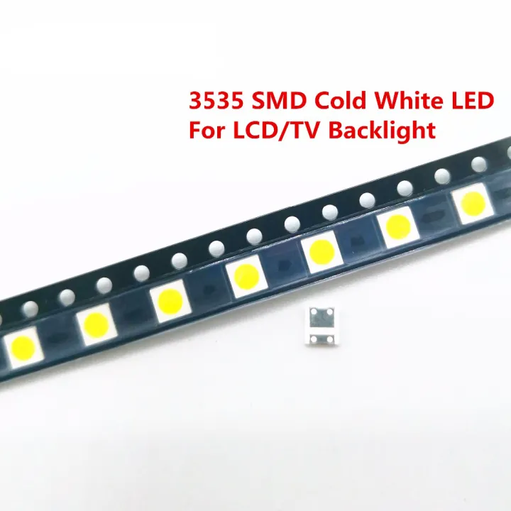 50/100 Pcs Diodes V Backlight 2W 6V / 1W 3V 3535 SMD LED elevisao Cold ...