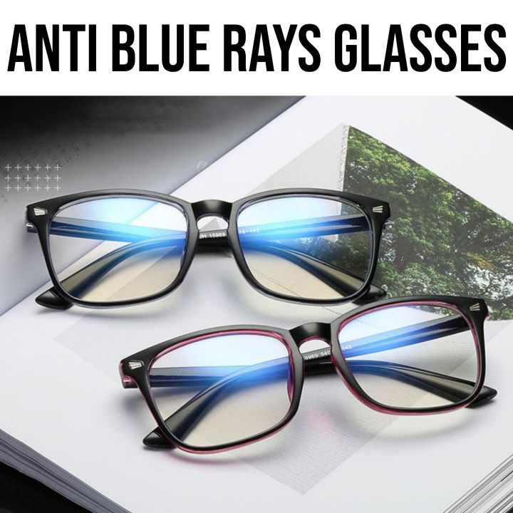 Anti Blue Rays Computer Glasses Men Blue Light Coating Gaming Glasses ...