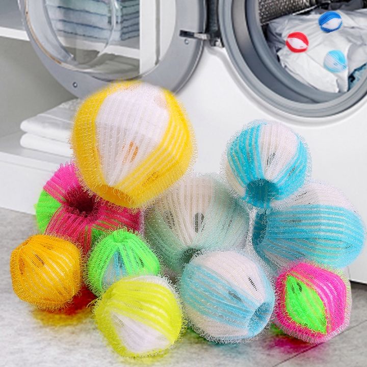Random Color Practical Nylon Magic Laundry Ball Decontamination Anti ...