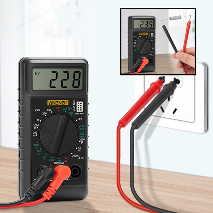 【Good sharing!】LCD Digital Multimeter AC/DC Ammeter Volt Tester Meter ...