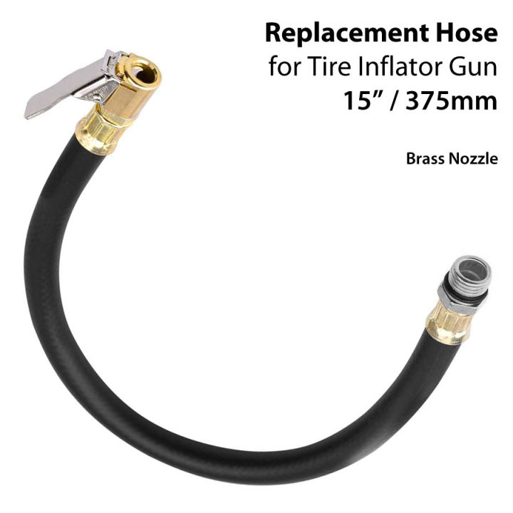 Replacement Hose Nozzle for Tire Inflation Guns, Rubber Hose, Inflator ...