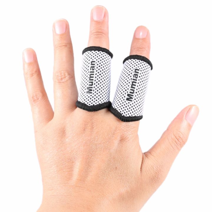 Breathable Elastic Finger Sleeves Support 4 Colors Nylon Elastic Finger ...