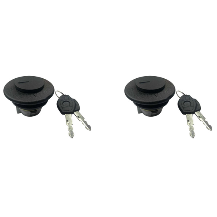 2X Motorcycle Fuel Tank Cap Fuel Tank Cap Lock for Yamaha JOG-3YK JOG50 ...