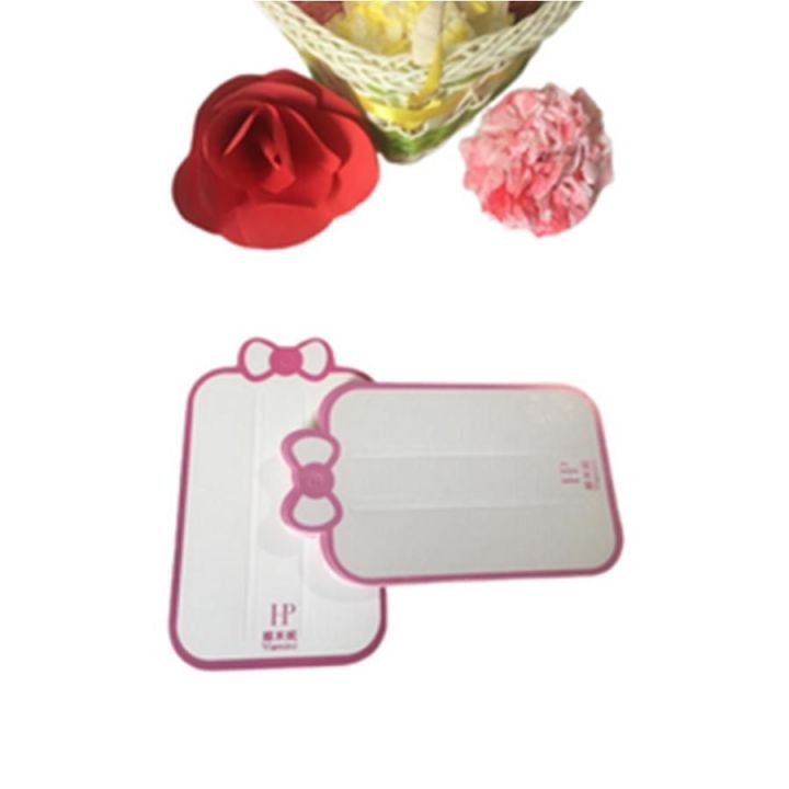 Display Cards for hold hair clips, Set of 100 cards | Daraz.lk