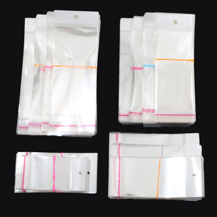 100pcs/lot Transparent 24 Styles Self Adhesive Seal Plastic Storage Bag ...