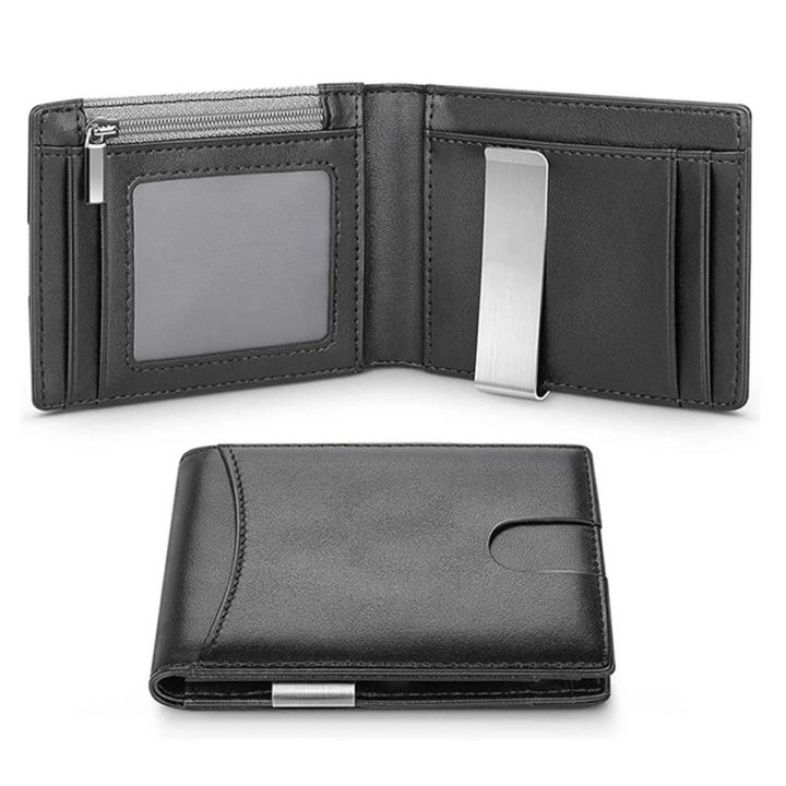 DIENQI Carbon Fiber Rfid Men Wallets Money Bag Slim Thin Card Man ...