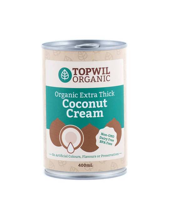Topwil Organic Extra Thick Coconut Cream 400ml | Daraz.lk