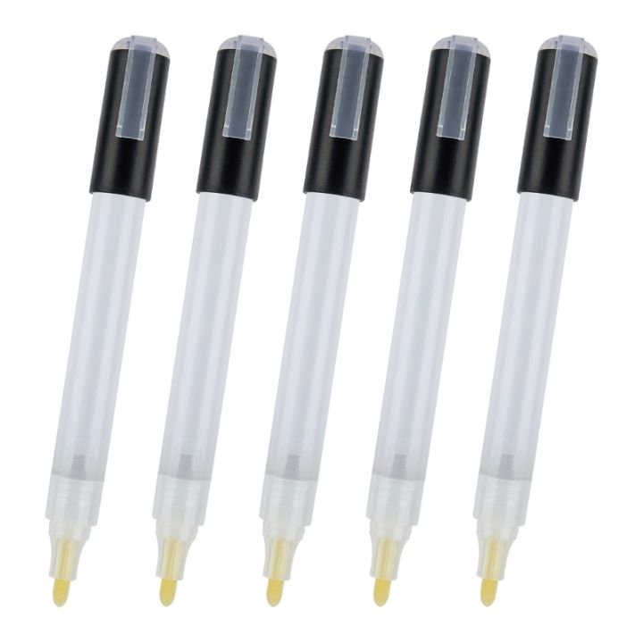 6Pcs Empty Refillable Markers blank Paint Pen Graffiti Markers Markers ...