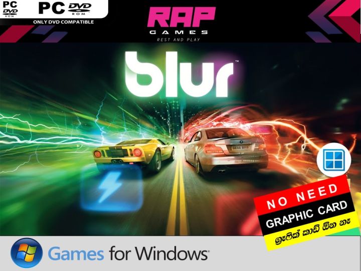 Blur Racing Game PC DVD | Daraz.lk