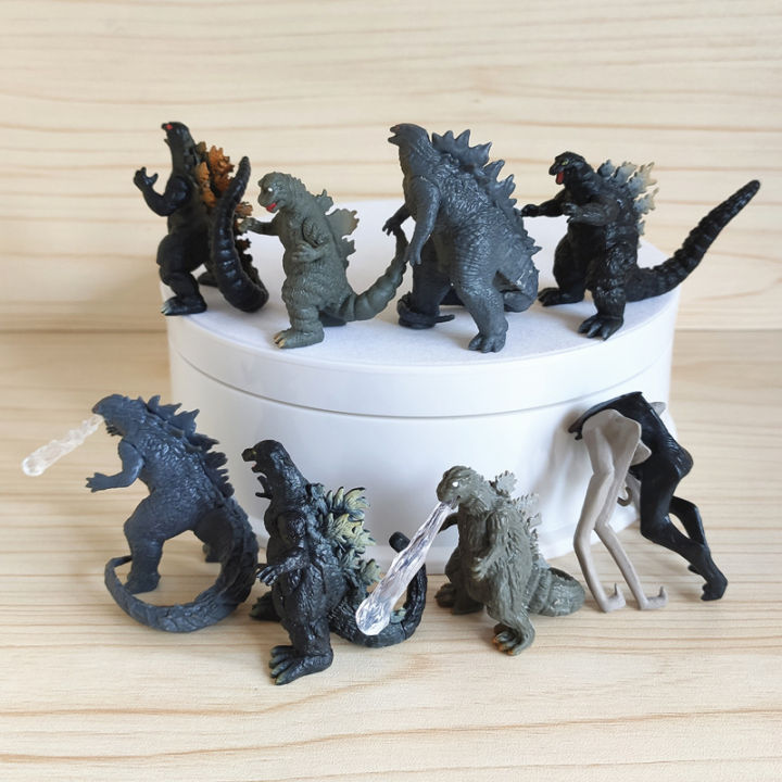 8pcs/set Godzilla 4th Generations Mini Pvc Action Figure Collectible ...