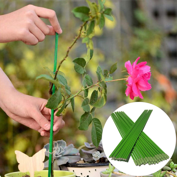 High-quality Steel Wire Stake Flexible Plant Support Stakes Durable ...