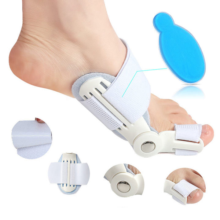Gel Bunion Splint Big Toe Straightener Corrector Foot Pain Relief ...