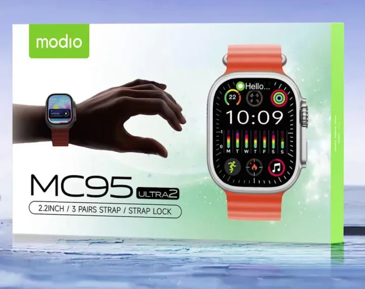 Modio MC95 Ultra 2 Smart Watch with 3 Straps | Daraz.lk