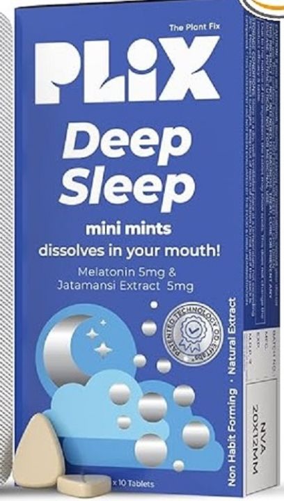 PLIX - THE PLANT FIX Melatonin Tablet Deep Sleep Oral Dissolving Mini ...