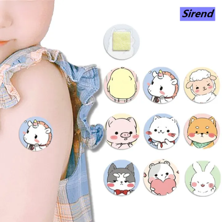Sirend 120pcs/pack Waterproof Band Aid Round Syringe Pinhole Patch ...