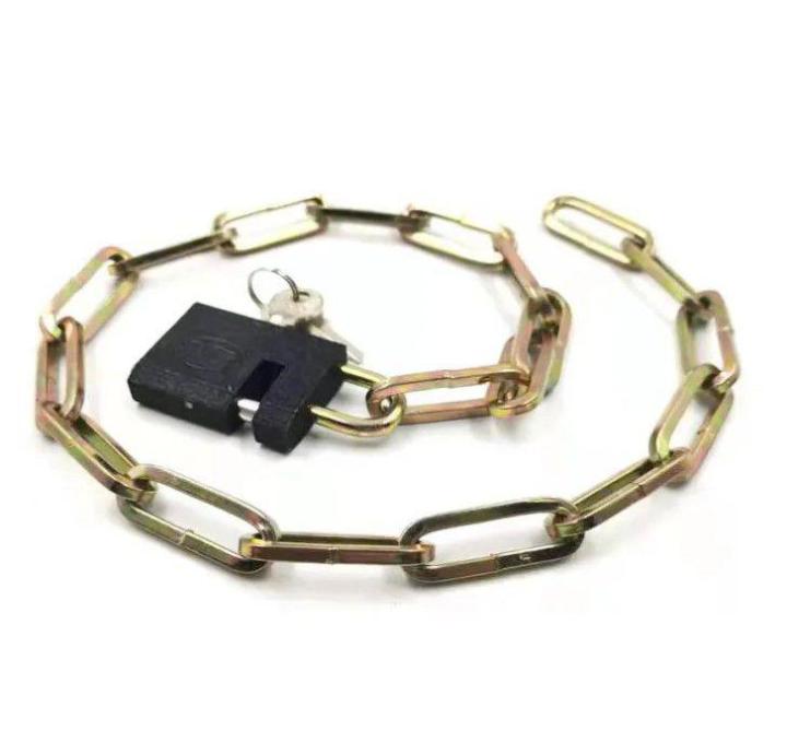 Chain Lock With Padlock Yellow 20 | Daraz.lk