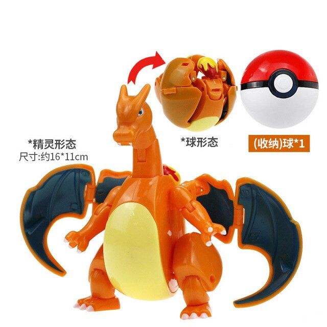 Genuine Pokemon Box Set Pocket Monster Pokeball Deformation Toys ...