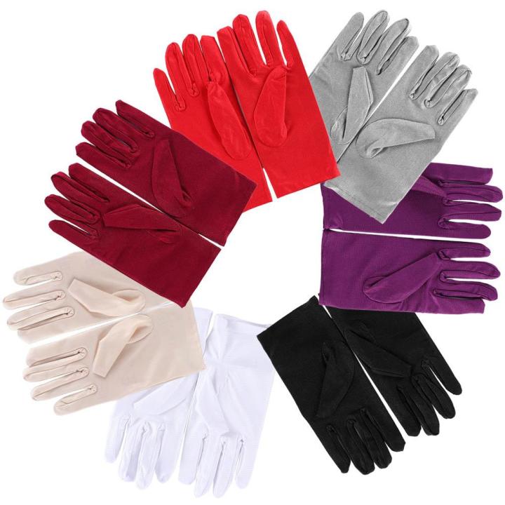 Women Dance Summer Thin Spandex Pure Color Anti-UV Sun Protection ...