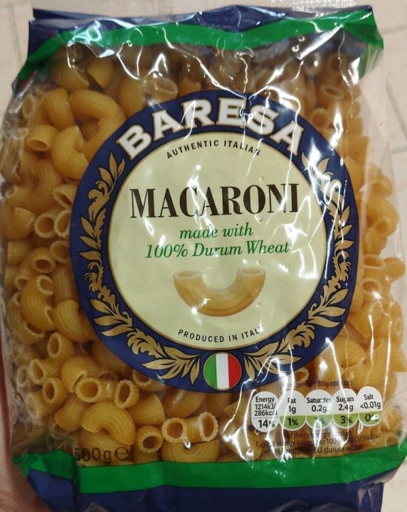 Baresa Macaroni Pasta 500g (UK) | Daraz.lk