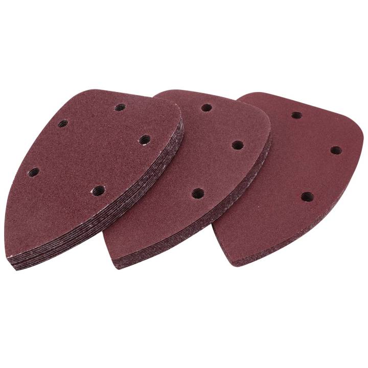 30Pcs 60+80+120 Grit Sanding Sheets Disk Sandpaper For Palm Sander ...