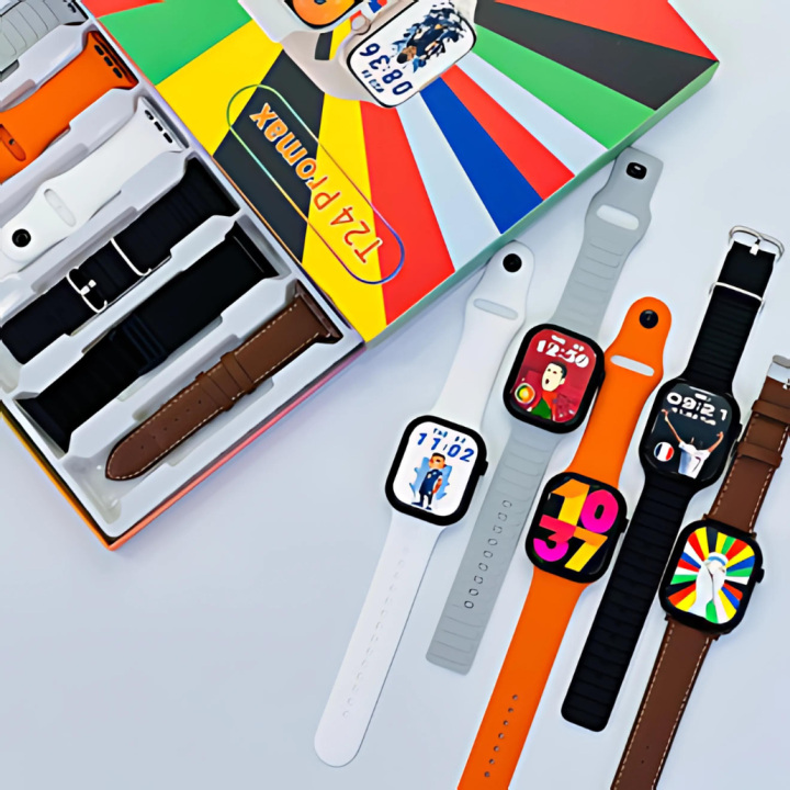 T24 Pro Max Ultra 7-in-1 Smartwatch – Multi-Strap Fitness & Lifestyle ...