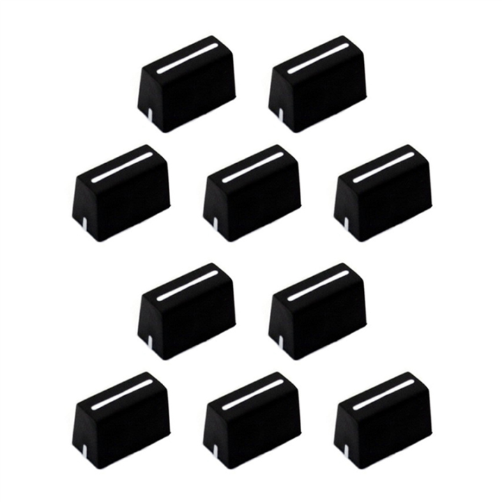 10pcs Universal Fader Knobs Fader Cap Straight Slide Potentiometer Cap ...