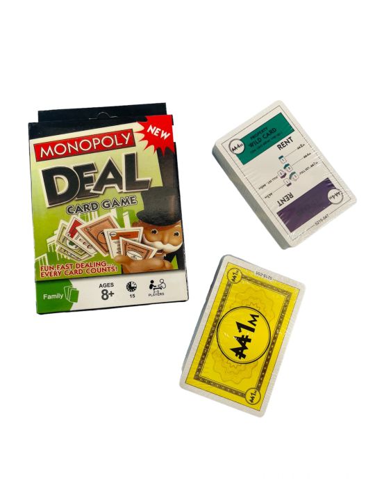 MONOPOLY Deal Card Game, Quick-Playing Card Game for 2-5 Players, Game ...