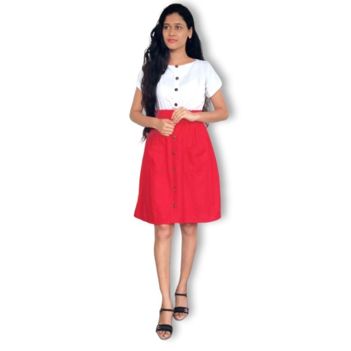 Linen Girls Frock – Stylish, Youthful Design, High-Quality Fabric ...