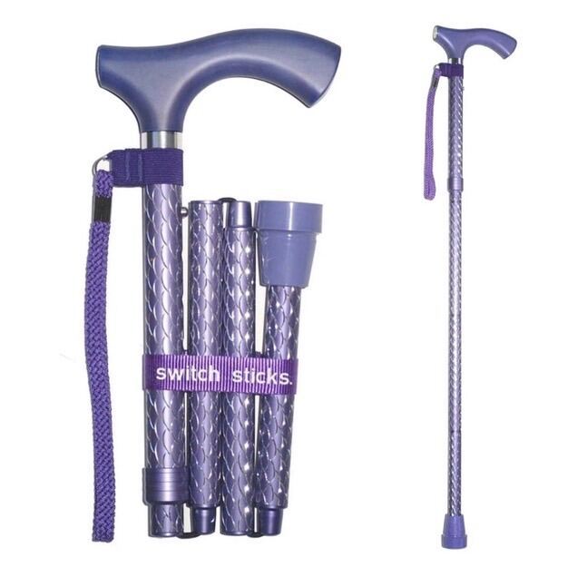 Switch Sticks Engraved Royal Folding Walking Stick woman/man | Daraz.lk