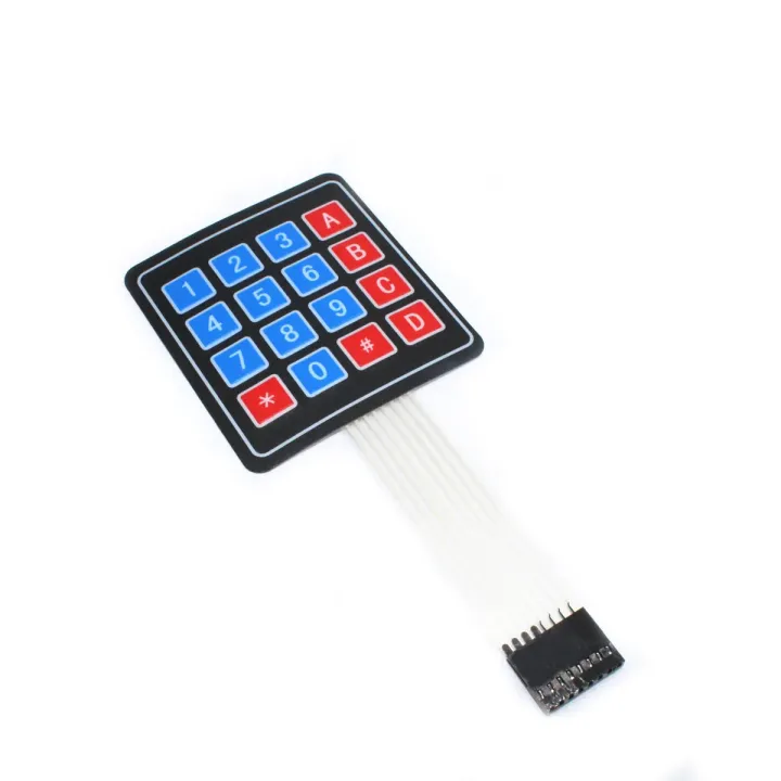Custom Membrane Switch 4x4 Matrix Keypad keboard,16 Keys Numeric Keypad ...