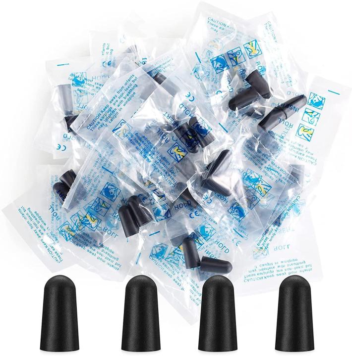 Foam Earplugs 50 Pair- 32dB Noise Cancelling Sound Blocking Calmer Soft ...