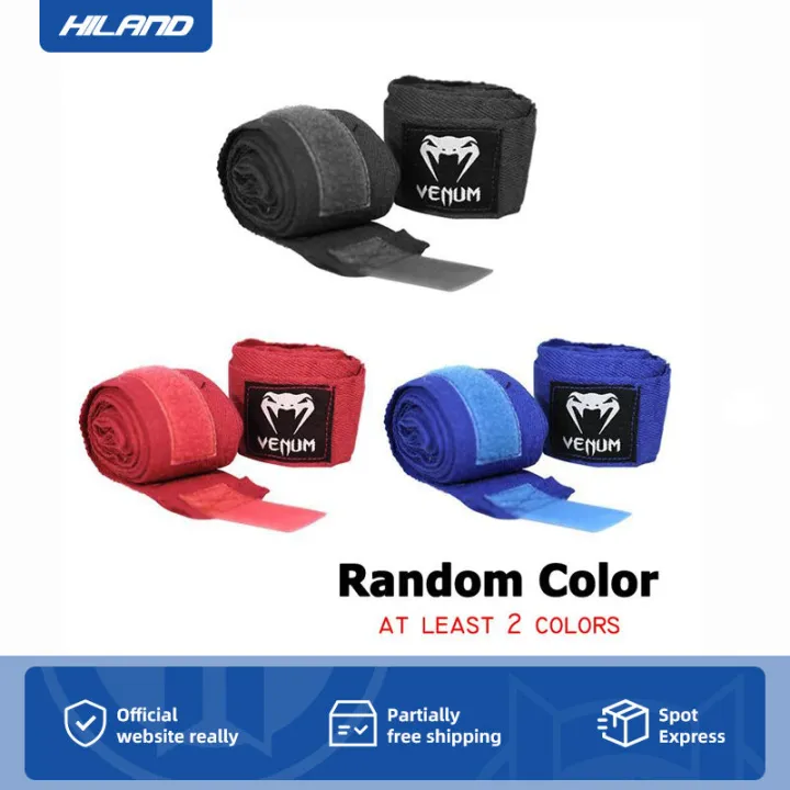 2 Pcs Cotton Boxing Bandages MMA Training Sports Kick Fist Punching ...