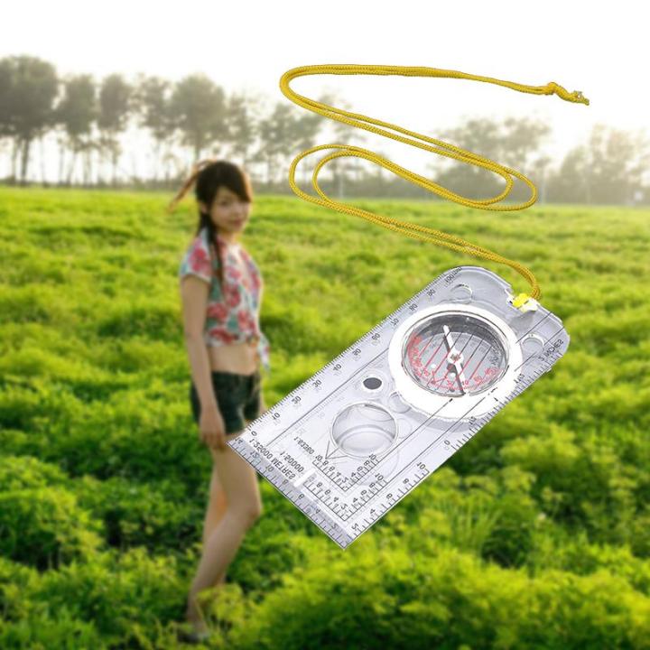 【BestGO】MAVI Magnifying Compass Scout Hiking Camping Boating Map Reading Orienteering | Daraz.lk