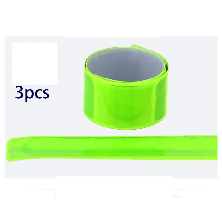 【KuaKe Mall】（Order message size）3Pcs/Set Warn Safety Armband Bicycle ...