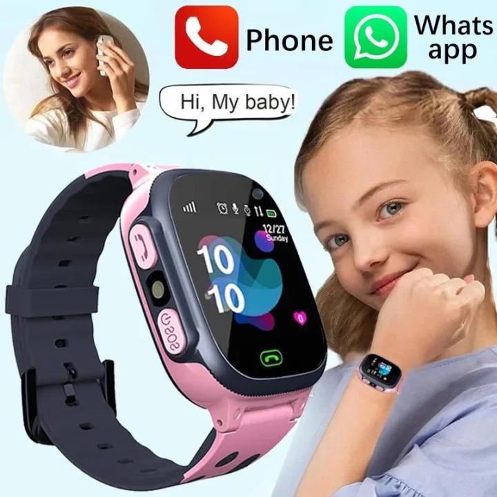 Kids Smart Watch GPS SOS Call Camera Children‘s Smartwatch Clock SIM ...