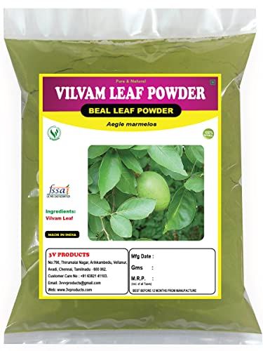 3V PRODUCTS: Vilvam Leaf Powder - Pack of 2x100g - Bael Leaf | Maredu ...