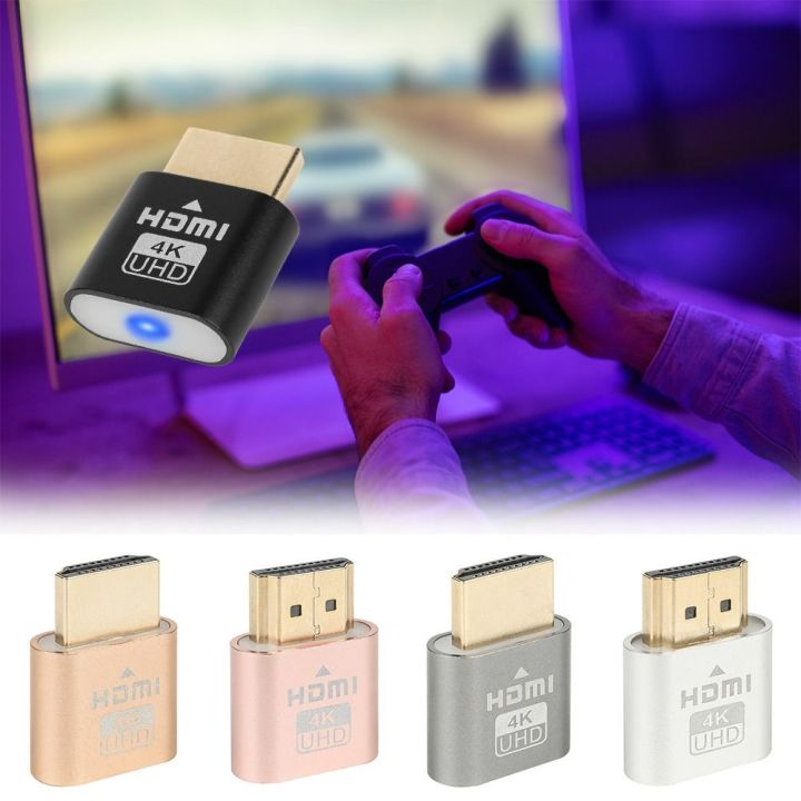 Portable 4K Streaming Device with Lights Plug Virtual Display Adapter ...