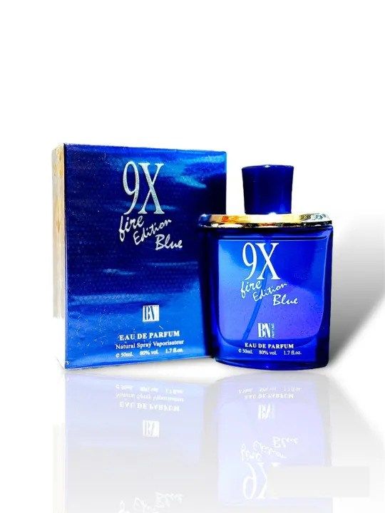 9x Fire Edition Perfume Blue 50ml- Long Lasting - BN Perfumes ...