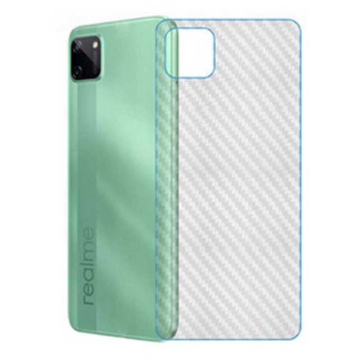 Realme C11 (2021) carbon fiber transparent sticker | Daraz.lk